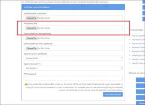 Conversión de un certificado SSL a PFX / PKCS12 (con SSLShopper) – Aprende con Gigacore